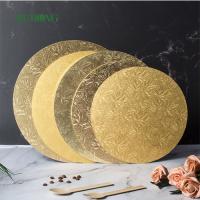 China Food Grade Round Cake Board Base 10 Inch 12 Inch White BRC FSC Certified for sale
