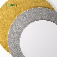 China Eco Friendly Golden Disposable Cake Board Paper Plates 9 inch Food Grade Waterproof Oilproof for sale