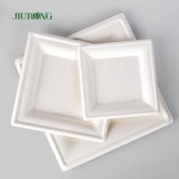 China Biodegradable Disposable Kraft Paper Plate For Party Bulk Custom Print for sale