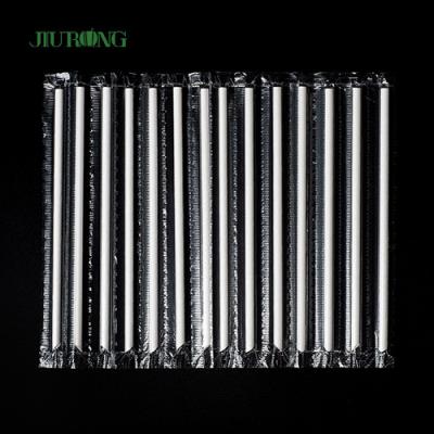 China Reusable 8mm Kraft Paper Boba Straws 200mm Biodegradable for Juice Coffee for sale