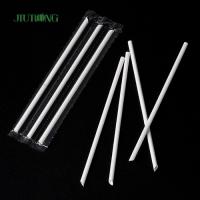 China Reusable 8mm Kraft Paper Boba Straws 200mm Biodegradable for Juice Coffee for sale