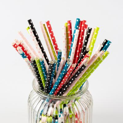 China Bandy Recyclable Christmas Paper Straws For Cold Drink for sale