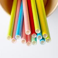 China Oilproof Biodegradable Paper Straw For Restaurant Drinking Beverage for sale