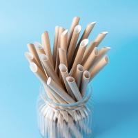 China Biodegradable Drinking Paper Straw 6*197mm 8*230mm Non Toxic Custom Logo for sale