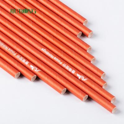 China Biodegradable Chevron Paper Straw For Restaurant Department Store for sale