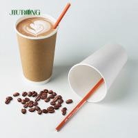China Biodegradable Chevron Paper Straw For Restaurant Department Store for sale