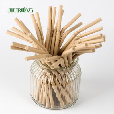 China Biodegradable Paper Straw 135mm Length 6mm Diameter Eco Friendly Drinking Straw for sale