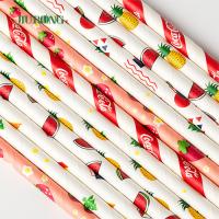 China Eco Friendly Degradable Paper Straws Individually Wrapped Paper Drinking Straws for sale