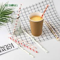 China Eco Friendly Degradable Paper Straws Individually Wrapped Paper Drinking Straws for sale