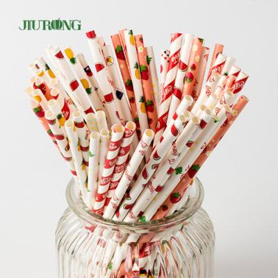 China Eco Friendly Degradable Paper Straws Individually Wrapped Paper Drinking Straws for sale