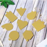 China 14mm Thickness Square Round Cake Board Custom MDF Cake Base for Baking for sale