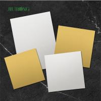 China Waterproof Disposable Cake Board Corrugated Paper Square Grey Cement Board for sale