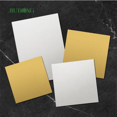 China Waterproof Disposable Cake Board Corrugated Paper Square Grey Cement Board for sale