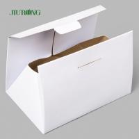 China Disposable Cardboard Catering Food Paper Packaging Box With Lid Window for sale