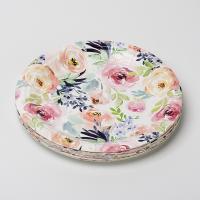 China Embossing Biodegradable Paper Plates Thanksgiving Day Party Supplies Tableware for sale