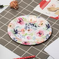 China Embossing Biodegradable Paper Plates Thanksgiving Day Party Supplies Tableware for sale