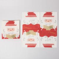 China Custom Printed Santa Claus Christmas Paper Napkins 3 Ply Party Supplies Set Eco Friendly for sale