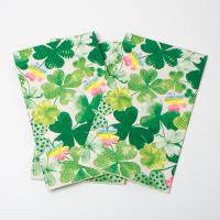 China Partysprite Clover Design Biodegradable Paper Napkin 33x33cm Party Supplies for sale