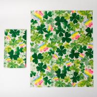 China Partysprite Clover Design Biodegradable Paper Napkin 33x33cm Party Supplies for sale