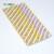 China Golden Striped Biodegradable Paper Straws Kraft Christmas 5x120mm Customizable for sale