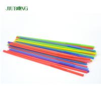 China Restaurant Disposable Plastic Drinking Straws Creative Arts FDA Approved for sale
