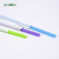 China Eco Friendly Biodegradable Plastic Straw Paper wrapped 4.6*168mm for sale