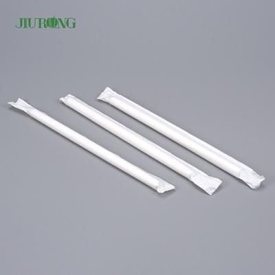 China White Biodegradable Paper Straws Eco Friendly Food Grade 4.6mm Dia Custom Sizes for sale