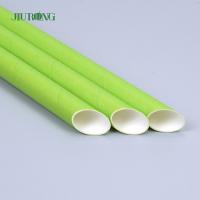 China Jiurong Food Grade Biodegradable Paper Straws 6mm x 197mm Eco Friendly Christmas for sale