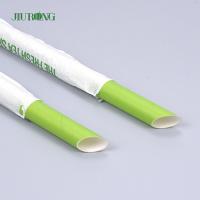 China Jiurong Food Grade Biodegradable Paper Straws 6mm x 197mm Eco Friendly Christmas for sale