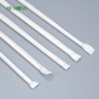 China Eco Friendly Biodegradable Paper Straw 7.75 inch 200mm Compostable Drinking Straws for sale
