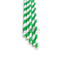 China Cocktail Drinking Biodegradable Paper Straw 6*197mm Eco friendly for sale