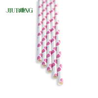 China Restaurant Kraft Eco Friendly Paper Straws Biodegradable 12*230mm for sale