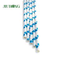 China Restaurant Kraft Eco Friendly Paper Straws Biodegradable 12*230mm for sale