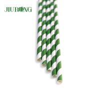 China Biodegradable Paper Straw Straight Tube Kraft Food Grade 6mm 197mm Custom Size for sale