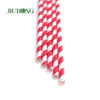 China Biodegradable Boba Bubble Tea Paper Straw 7x230mm Food Grade Compostable for sale
