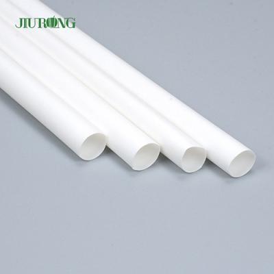 China PLA Biodegradable Smoothie Straws 150mm Compostable Straight Tube for Milk Tea Shops for sale