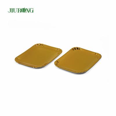 China Birthday Party Biodegradable Paper Plates Disposable 300mm Length for sale
