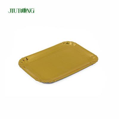 China Jiurong Custom Printed Biodegradable Paper Plates ISO9001 Approved for sale