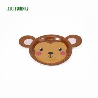 China Food Grade Biodegradable Disposable Plates 230x230mm Eco Friendly Embossing Kraft Paper for sale