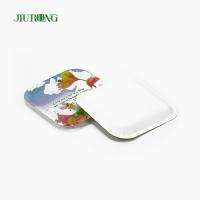 China Biodegradable Sugarcane Bagasse Plate with UV Coating Food Grade 7 Inch for sale