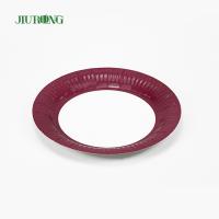 China 7 inch Biodegradable Paper Plates Food Grade Disposable Round Plate 23 cm for sale