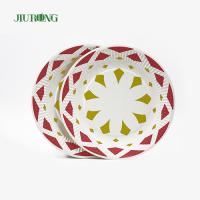 China Biodegradable Sugarcane Bagasse Plate 9 Inch 30cm Eco Friendly Disposable Food Container for sale