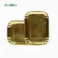 China ODM OEM Biodegradable Paper Plates 235x335mm Food Grade Disposable Eco Friendly for sale