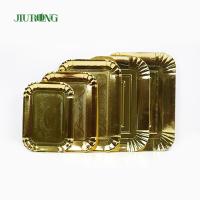 China ODM OEM Biodegradable Paper Plates 235x335mm Food Grade Disposable Eco Friendly for sale