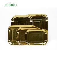 China ODM OEM Biodegradable Paper Plates 235x335mm Food Grade Disposable Eco Friendly for sale
