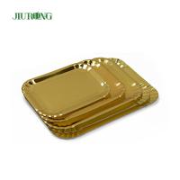 China 340mm Biodegradable Bamboo Paper Plates Eco Friendly Disposable for Birthday Party for sale