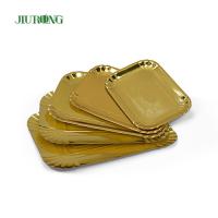 China 340mm Biodegradable Bamboo Paper Plates Eco Friendly Disposable for Birthday Party for sale