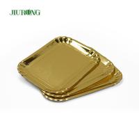 China 340mm Biodegradable Bamboo Paper Plates Eco Friendly Disposable for Birthday Party for sale