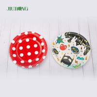 China Customised Disposable Biodegradable Paper Plates Eco Friendly 10inch 33cm dia for sale