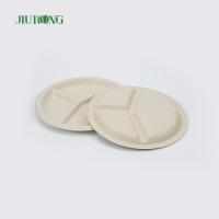 China Bread Sugarcane Bagasse Disposable Plate Biodegradable round shape for sale